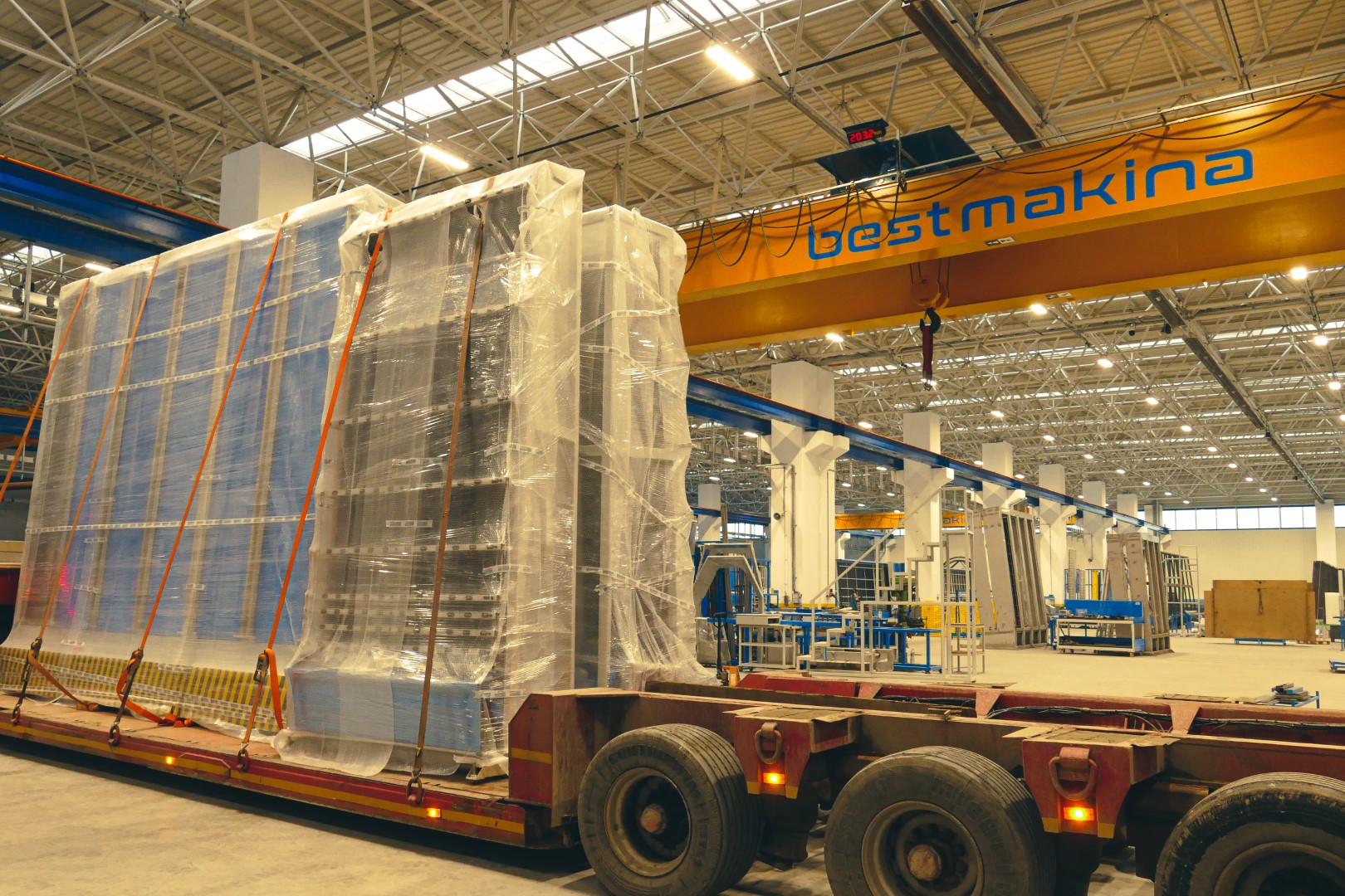We Shipped The First Jumbo Size Machine in Our New Plant. | bestmakina.com